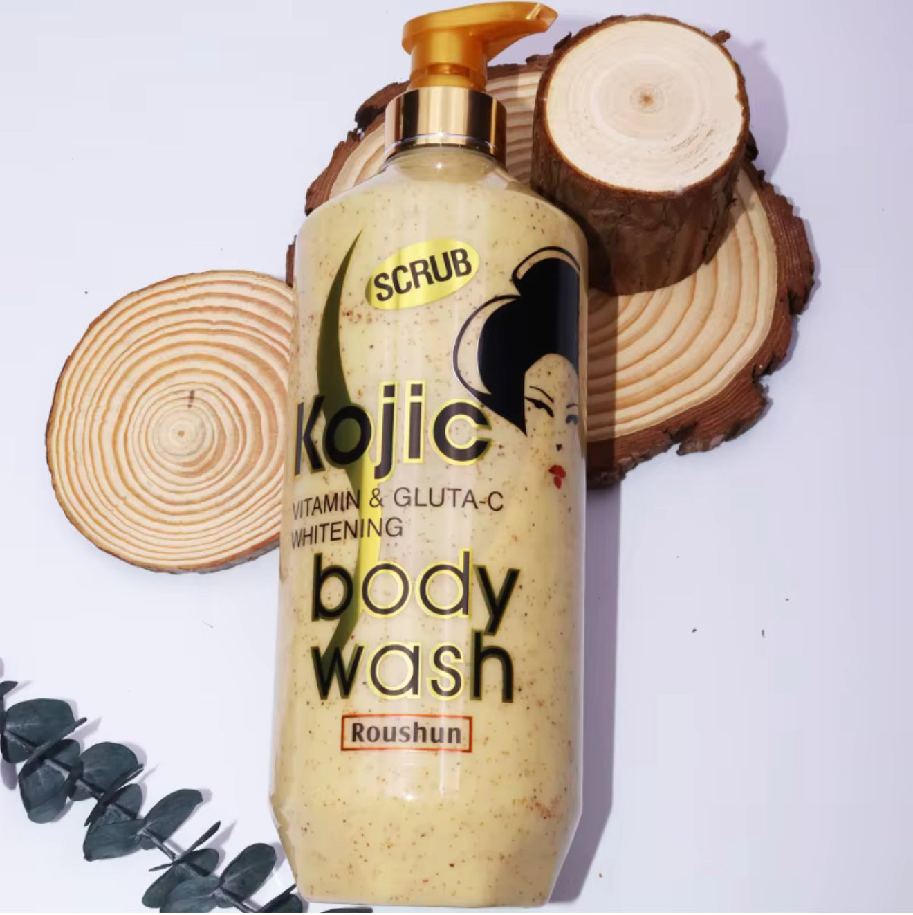 Gel Douche Gommant Kojic + Gluta-C | Éclat & Teint Unifié 1000 ml ...